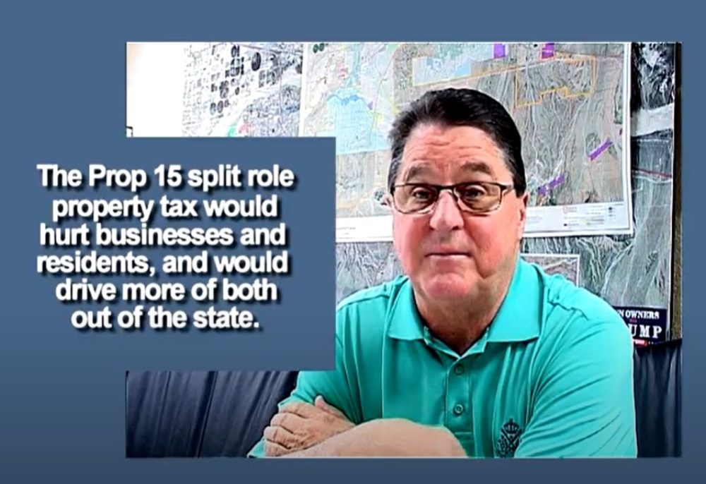 Video: Prop 15 Could Be The Issue to Drive People Out of the State ...